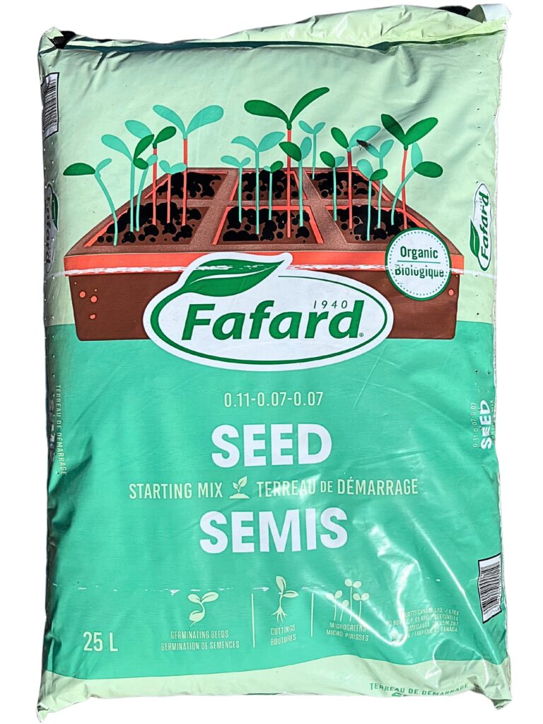 Fafard Seed Starting Mix - Organic - Kool Breeze Farms