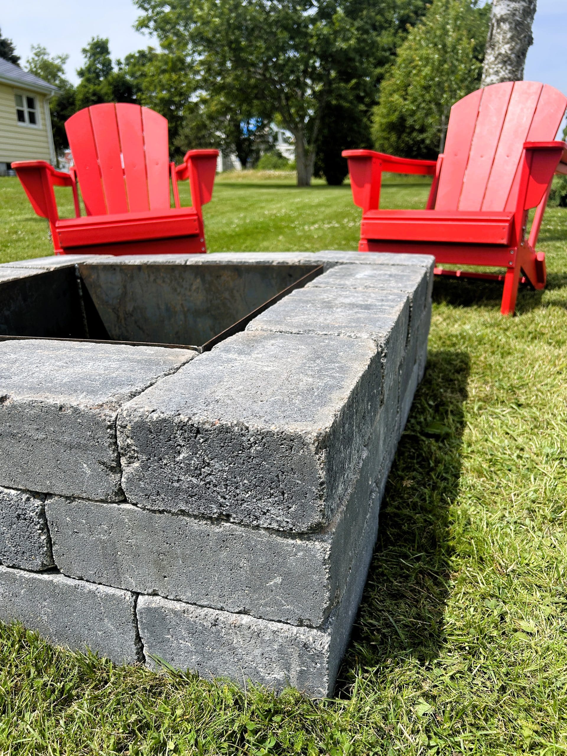 Oaks Laredo Square Fire Pit Kit - Onyx - Kool Breeze Farms